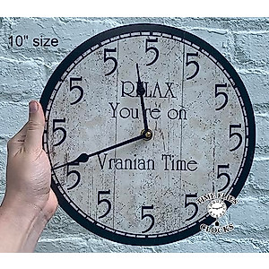 Personalized Five O'Clock Somewhere Clock