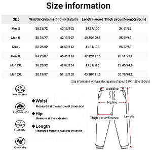 INZVKJLU Black and White Checkered Pants for Men - Sweatpants and Joggers - Plaid Gingham Style