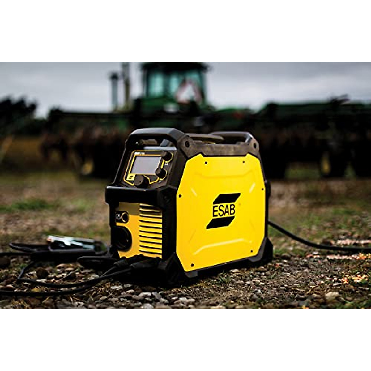 ESAB 0558102240 Rebel EMP 215IC Multi-Process MIG/TIG/Flux/Stick Welding System, sMIG Technology, 4.3" Screen, Victor Gas Regulator, TWECO Fusion 180 MIG Gun, TIG Torch and Electrode Holder