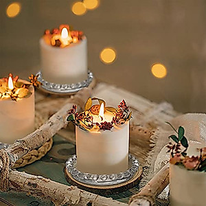 Fasmov 10 Pack Crystal Coasters Drink Coaster for Home Counters, Kitchen, Dining Room, Living Room, Patio, Coffee Table, 3.7 inches