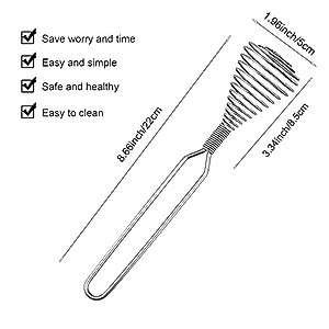 Stainless Steel Spring Coil Whisk Wire Whip Cream Egg Beater Gravy Cream Hand Mixer Kitchen Tool Accessories For Mixing, Blending, Beating, Stirring, Cooking