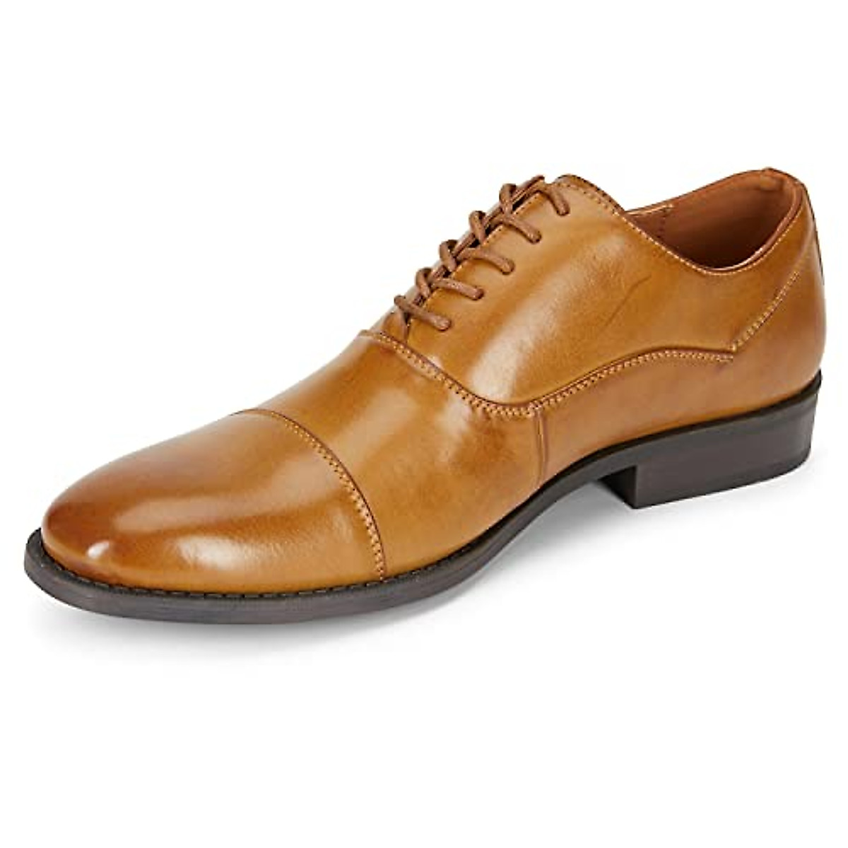 Kenneth Cole Men's Unlisted Half Time Oxford, Tan, 9.5