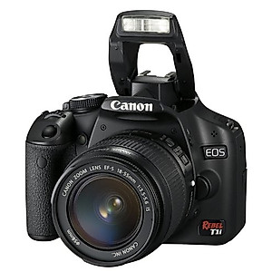 Canon EOS Rebel T1i 15.1 MP CMOS Digital SLR Camera with 3-Inch LCD and EF-S 18-55mm f/3.5-5.6 IS Lens