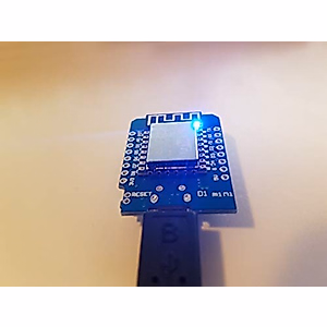 Ultrasir ESP8266 ESP-12 ESP-12F NodeMcu Mini D1 Module Lua 4M Bytes WLAN WiFi Internet Development Board Base on ESP8266 ESP-12F for Arduino,Compatible with WeMos D1 Mini (1pcs)…