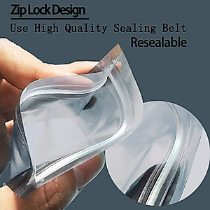 Daarcin Mylar Ziplock Bags | Foil Pouch Resealable Smell Proof Bags | Sealable Heat Seal Bags for Candy and Food Packaging (3 Size 30Pack Mixed)