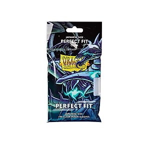 5 Packs Dragon Shield Clear Japanese Inner Sleeves 100 ct Card Value Bundle!