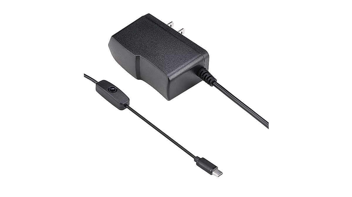 Enokay Raspberry Pi 4 Power Supply 5V 3A USB C Charger Adapter