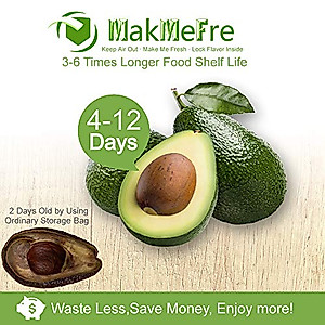 MakMeFre 200 Quart Size 8"x12" Vacuum Freezer Sealer Bags for Food, BPA Free, Heavy Duty Commercial Grade, Sous Vide Vaccume Safe,Vaccume Seal Pre-Cut Bag