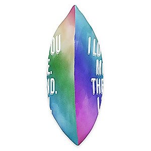 MMXX11 Rainbow I Love You More The End I Win Throw Pillow, 16x16, Multicolor