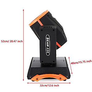 Frezon 2PCS 7R 230W Stage Lights Moving Head Light, RGBW DJ Lighting, 8 Prism Strobe DMX 16Ch for Wedding DJ Party Stage Lighting