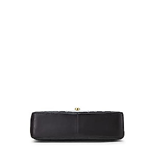CHANEL, Pre-Loved Black Vertical Lambskin Half Flap Jumbo, Black