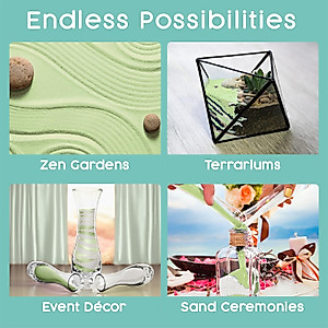 Sandsational Sparkle Silver Shimmer Unity Sand -1.5 LB (22oz), Silver Colored Sand for Weddings, Vase Filler, Home Décor, Craft Sand, Aquarium Sand, and More