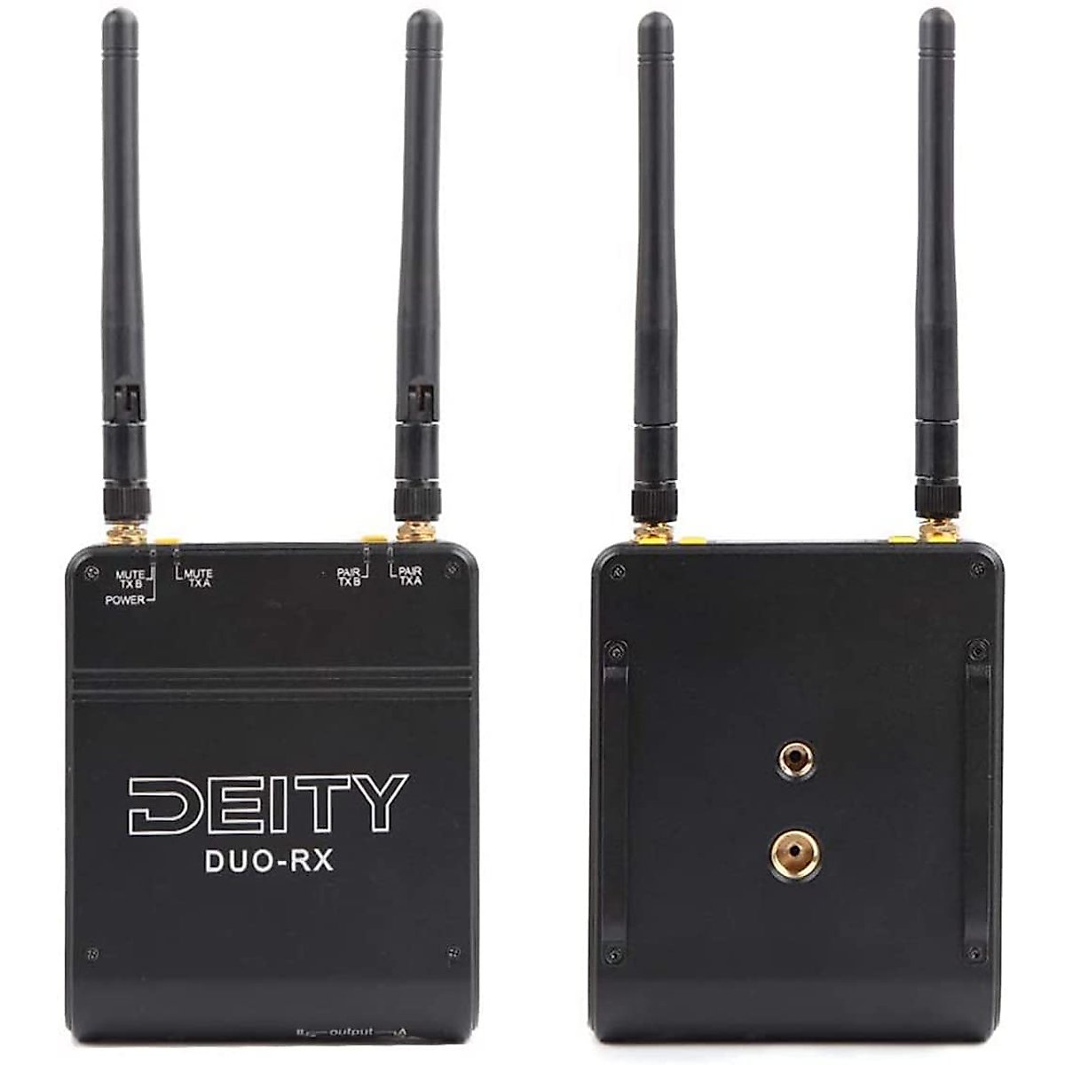 Deity Connect 2.4G Wireless Lavalier Microphone, Dual-Channel Receiver & Two Transmitters, OLED Daylight Display Screen, 24bit/48Khz Uncompressed Audio