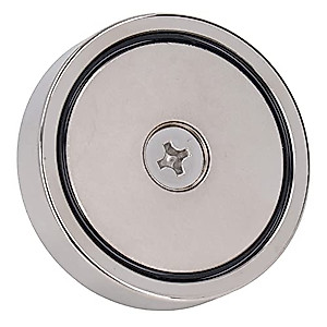 Salvage Magnet Kit, Multifunctional Easy to Install Good Stability NdFeB Strong Magnet with Ring Buckle for Hoisting for Treasure Hunting