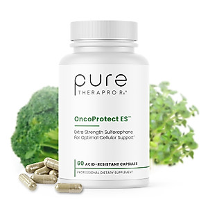 OncoProtect ES *HIGH DOSE* 60 VCaps | 60mg of Sulforaphane Per Capsule | Patented Activated BroccoRaphanin Broccoli Seed Extract Converted by Myrosinase | Zero Fillers, Vegan, Pharma Grade