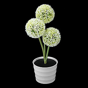 Voluxe Solar Flower Light, Solar Flower Pot Light, Solar Lamp Backyards Courtyards for Industrial Park Residential Square Home Gardens