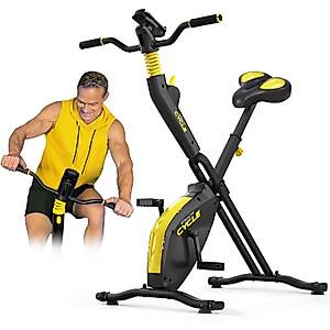 STEALTH GAME CYCLE: Full-Body Workout X-Bike, Gamified Cardio with 5 Free Games, Foldable Magnetic Cycle, Phone Holder + Free Fitness App (Optional Premium Subscription)