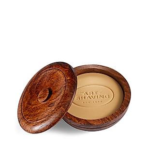 The Art of Shaving Shaving Soap Set - Shave Soap Refill with Wood Shaving Bowl, Protects Against Irritation, Sandalwood, 3.3 Ounce