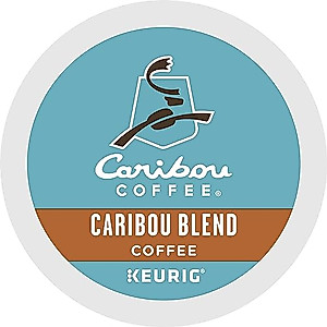 Caribou Coffee Caribou Blend, Keurig Single-Serve K-Cup Pods, Medium Roast Coffee, 32 Count