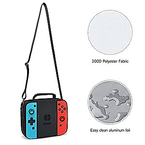 Insulated Lunch Box for Boys Girls, Game Lunch Bag for Work Office Travel Picnic Hiking Beach, Reusable Portable Lunch Box With Adjustable Strap