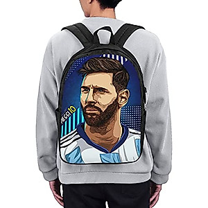 Customized For Football Fans Multifunction With #10 Messi Logo Backpack Travel Sports Backpack, Computer Bag For Men Women