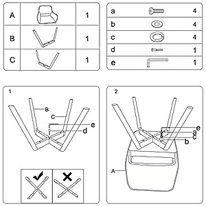CangLong Leisure Modern Living Dining Room Accent Arm Chairs Club Guest with Solid Wood Legs, Set of 2, Grey