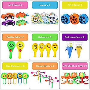 Max Fun Party Toys Assortment for Kids Party Treasure Chest Prizes Box Birthday Party School Classroom Rewards Carnival Prizes Pinata Fillers Christmas Stocking Stuffers (70pcs party toys)