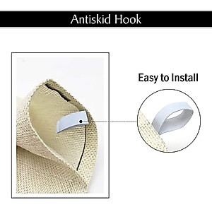 Ksoemar Easter Flag 28 x 40 Double Sided, Welcome Peeps Bunny Gnomes Easter House Flags, Large Burlap Yard Flag,Spring Gnomes Eggs Rabbit Welcome Easter House Decoration