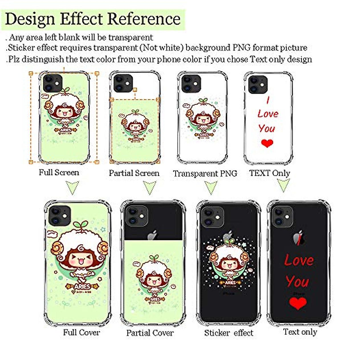 AnNengJing Custom iPhone 11 6.1 in Cases Soft TPU Bumper Crystal Clear Shock Absorbing Cover Personalized Photo Phone Cases for iPhone 11 6.1"