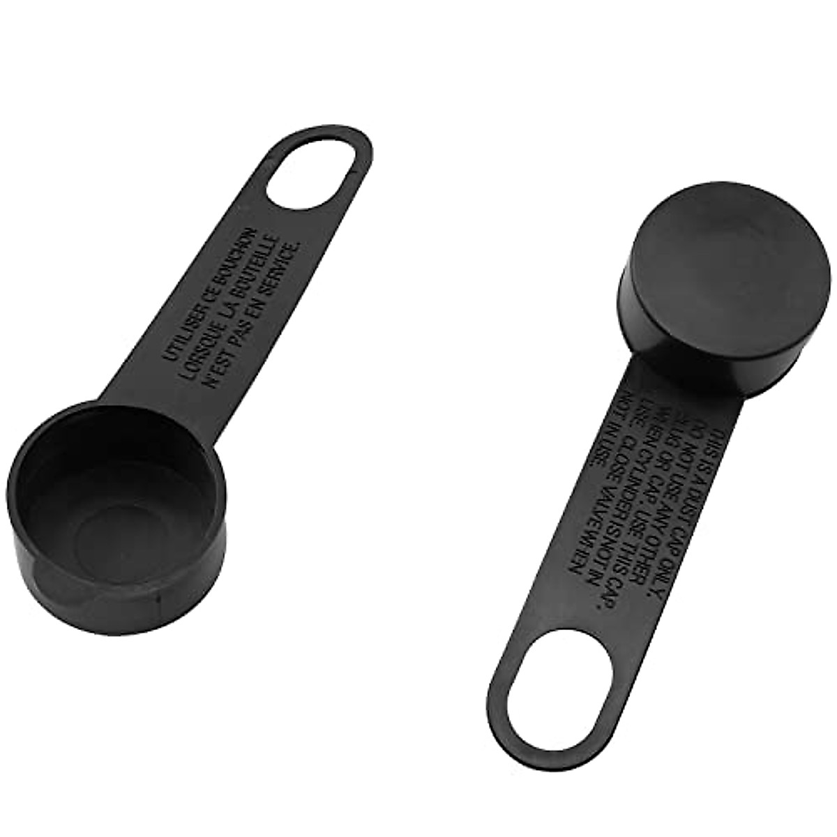 TAODAN QCC1 Dust Cap 6PCS 1.32inch Black Propane Tank OPD Filler Valve Dust Caps Straps for Propane Adapter and Gauge Fitting, QCC1 Thread Protection Sleeve Covers, QCC1 Propane Dust Cap