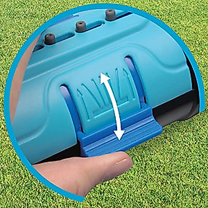 Aqua Joe SJI-TLS20 20-Nozzle Turbo Oscillation Sprinkler with Range, Width and Flow Control