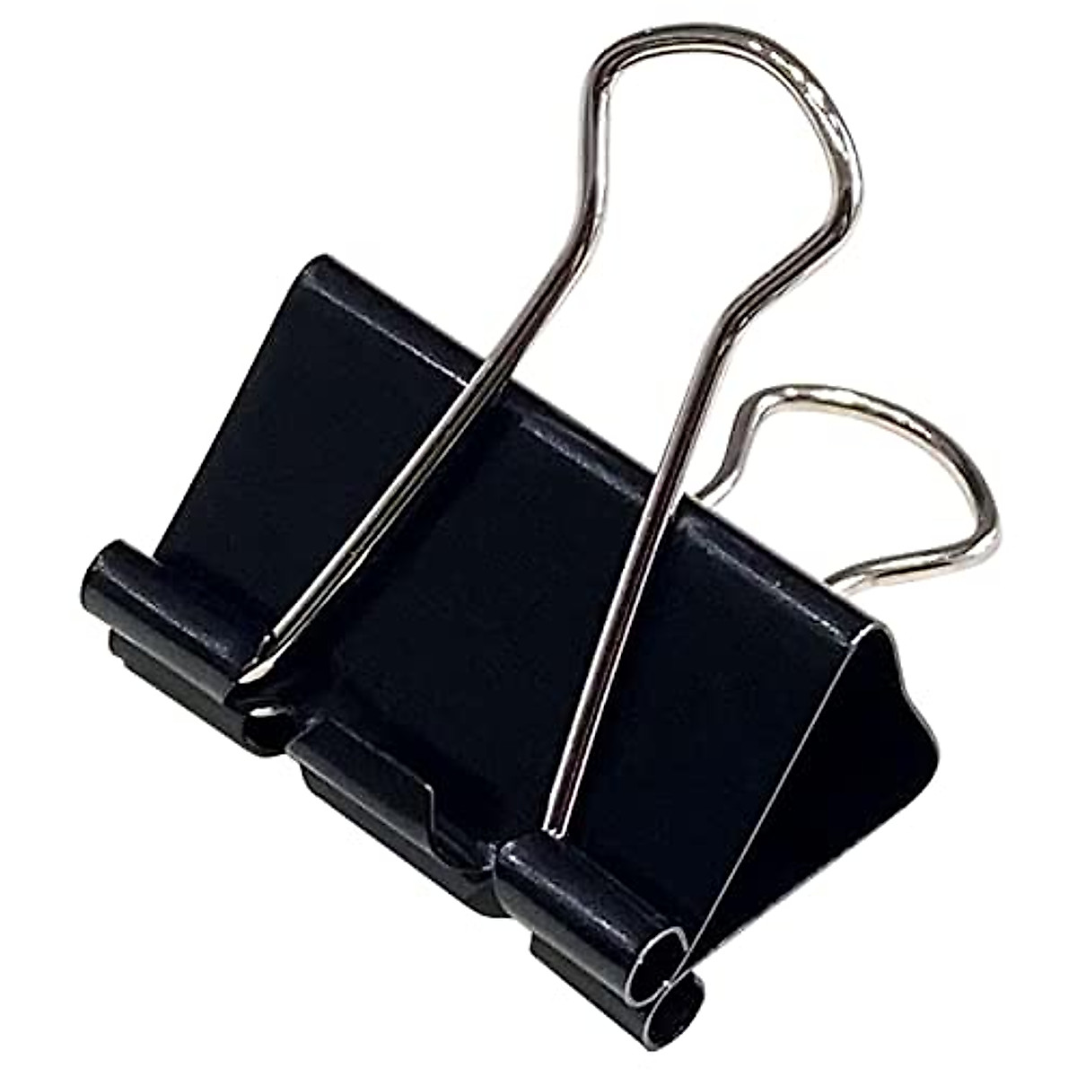 Ykimok 40Pcs Medium Binder Clips, 1.25 inch(32mm), Paper Clamps Medium Size for Office Supplies, Black