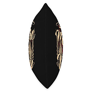 Let The Music Play Musik Gitarre Rock and Roll Throw Pillow, 16x16, Multicolor