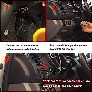 GWNOWZZET 9 Drive 9 Mode Pedal Accelerator Compatible with FORD F150/250/350/450/F550 2011+，MUSTANG 2011+，RANGER 2012+ (9P-261)