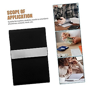 VILLCASE 2pcs Business Card Holder Men Wallets Business Card Organizer Mens Travel Wallet Womens Pocket Wallet Business Cards Purse Travel Wallets Trendy Purse High Capacity