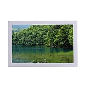Accessories 22 17 Inch Digital Photo Frame, Elevator Exhibition Shelf Advertising Player, Video Player, Electronic Photo Album (Color : White)