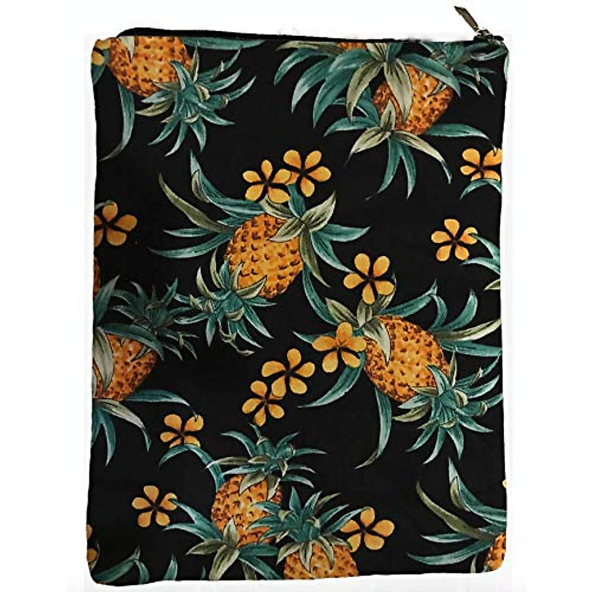 Pineapple Book Sleeve - Book Cover for Hardcover and Paperback - Book Lover Gift - Notebooks and Pens Not Included