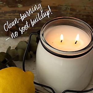 Milkhouse Candle Company - Barn Dance - Creamery Collection - 16 oz Double Cotton Wick Soy Candles with Beeswax - Long Burn Time, Made in The USA - Non Toxic, Premium Scented Candles