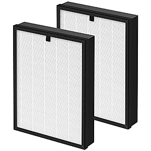 True HP-14 Replacement Filter Compatible with Puro 400 Air Purifier, 3-in-1 True HP-14 Filter Replacement, Grade True HEPA with Activated Carbon Filter, 400 Filter, 2 Pack(Not for HIMOX)