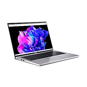 Acer Swift Go 14 Intel Evo Thin & Light Laptop | 14" 2.2K 2240 x 1400 100% sRGB Display | Intel Core i5-1335U | Intel Iris Xe | 16GB LPDDR5 | 512GB Gen 4 SSD | Killer WiFi 6E AX1675 | SFG14-71-54AP
