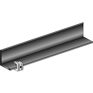 Morris 17469 Universal Beam Clamp, Steel, 3/4" Flange