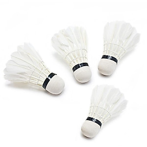 Bringsine LED Badminton Shuttlecock Dark Night Birdies Lighting for Kids Outdoor Sports-Red 4PCS