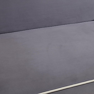 NicBex MZX-Emma-SF-00001-DX Sofa Couch, 53" W, Flannel-Light Grey