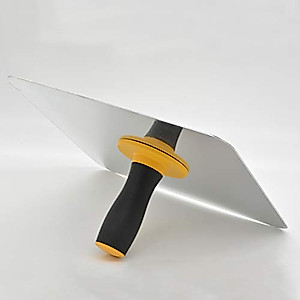 Aluminium Plastering Hawk with Soft Grip Handle, Plaster Mortar Board Holder Finishing Plastering Tool for Cement, Mortar, Drywall
