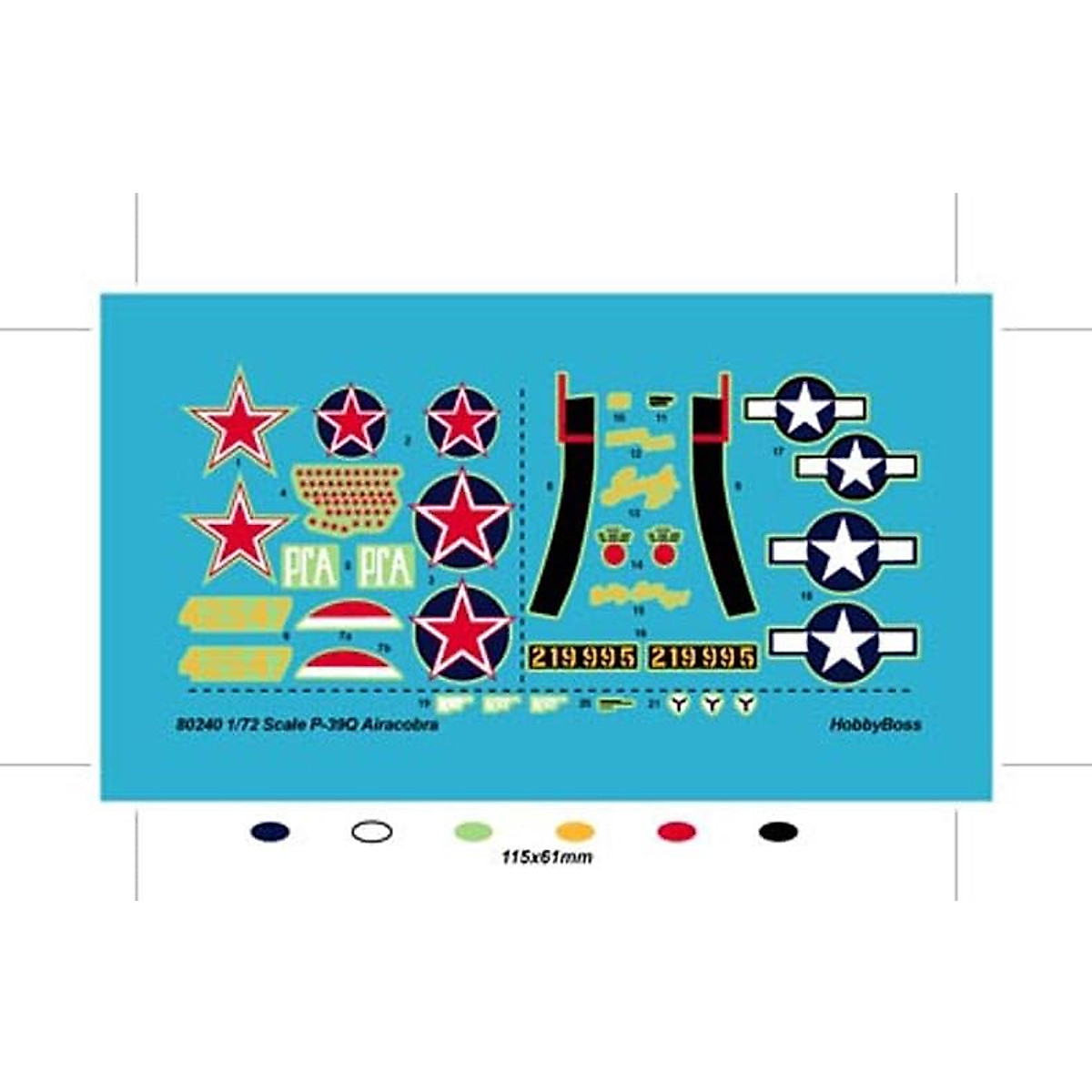 Hobby Boss P-39Q Airacobra Airplane Model Building Kit