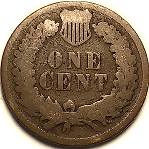 1880 P Indian head Cent Penny Seller Good