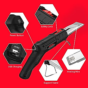 Gardtech Cordless Charcoal Fire Starter for Lighting Up Real Hardwood Charcoal, Rechargeable Flameless Fire Starters - Portable Fire Lighter Perfect for Grillers Barbeque Party Campfires