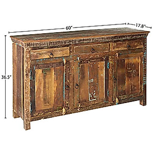 Coaster Furniture 3-Door Accent Cabinet Reclaimed Wood 950367