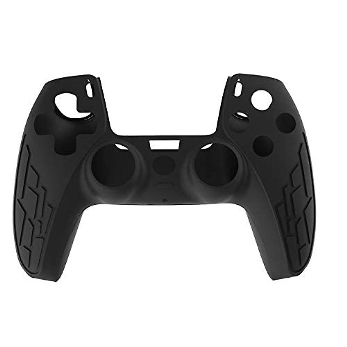 Anti-Slip Silicone Protective Case Cover Skin for Sony Playstation 5 PS5 Controller Gamepad Game Accessories (Black)
