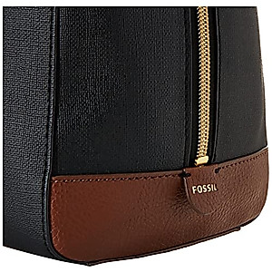 Fossil womens Sydney Satchel, Black Multi, One Size US